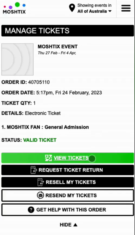 How do I access my digital ticket? – Tix Support